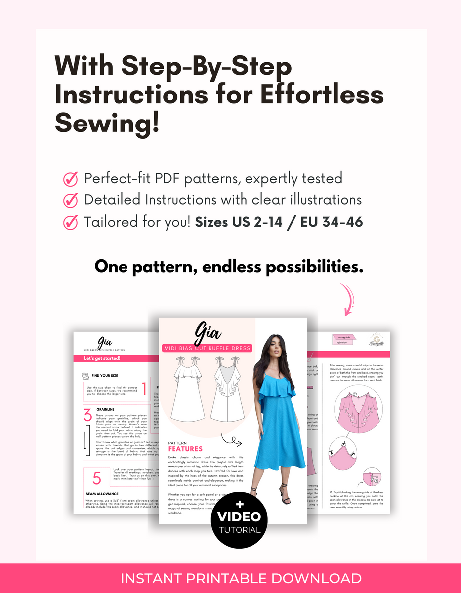 Easy Sundress Pattern - Step out in a style that's as unique as you are.