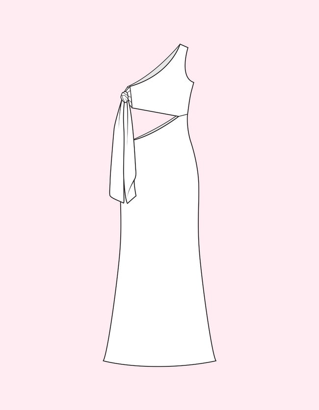 Gaia Cut Out Dress Pattern