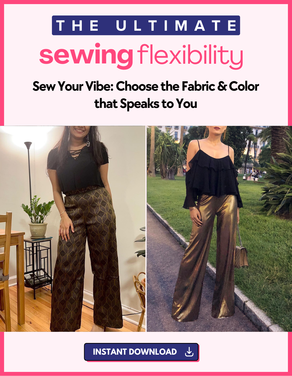 High Waisted Pants Pattern For An Elegant Appearance – GeorgettePatterns