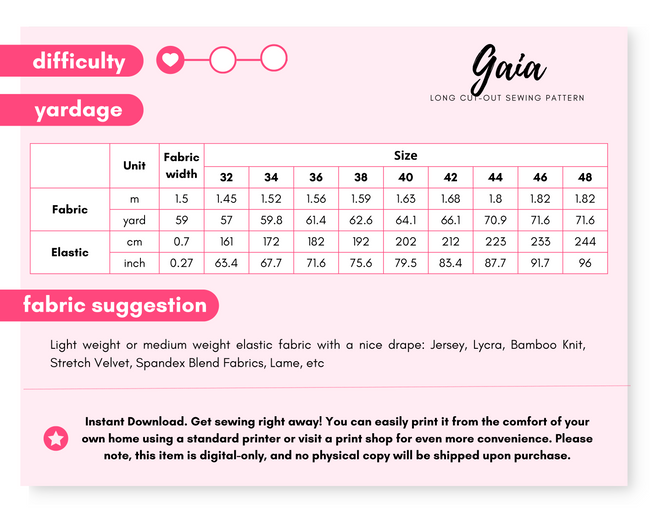 Gaia Cut Out Dress Pattern