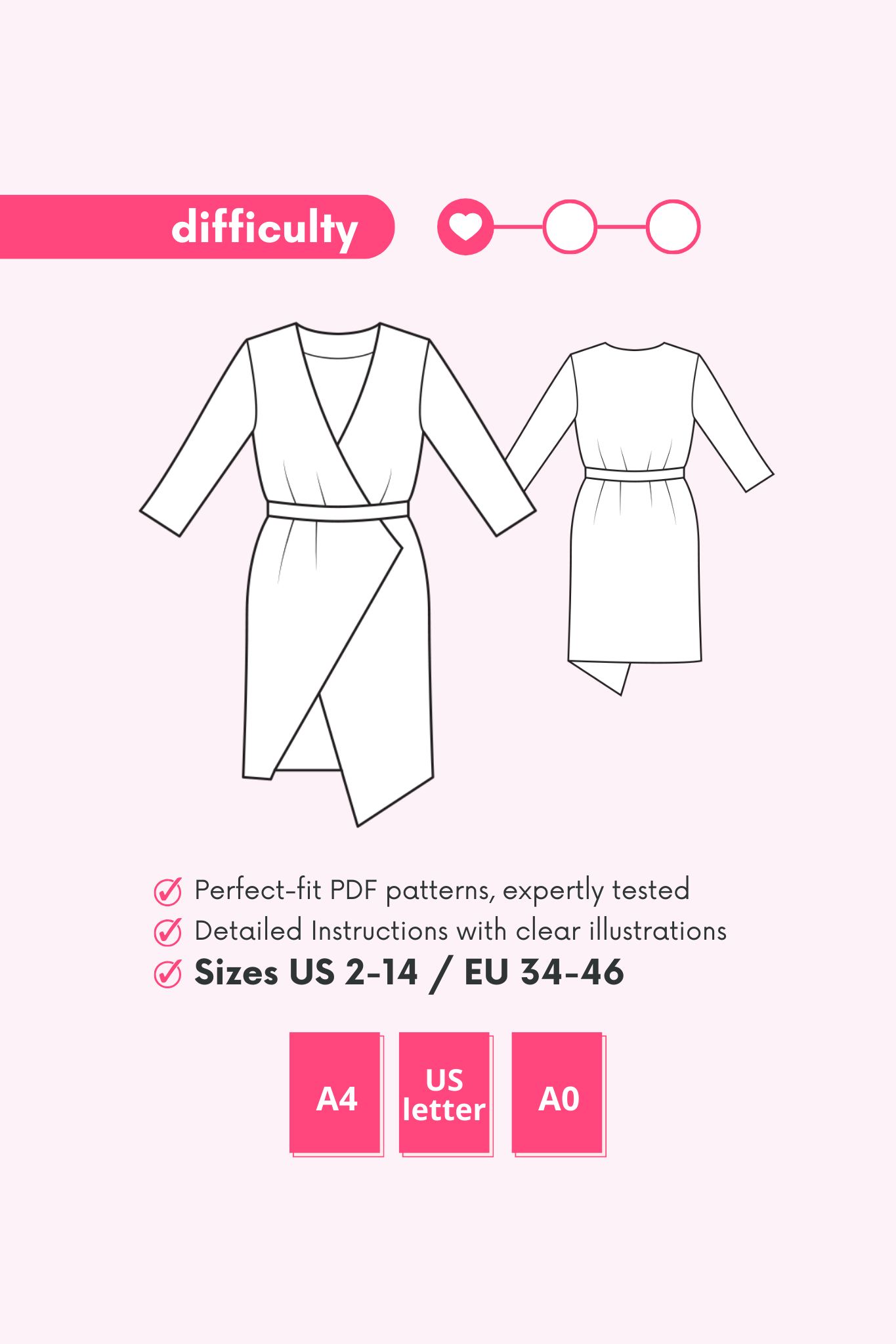 If You're Looking for a Showstopping Retro Dress Pattern, Here It Is ...