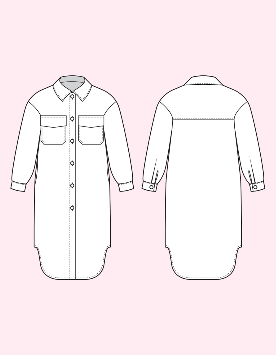 FALLON - Shacket pattern