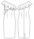 Look And Feel Your Best In This One Shoulder Dress Pattern